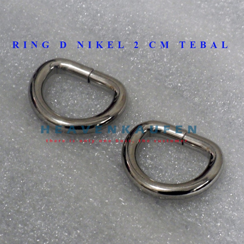 Jual Ring D Tas Nikel 2 cm Tebal Kualitas Premium | Shopee Indonesia
