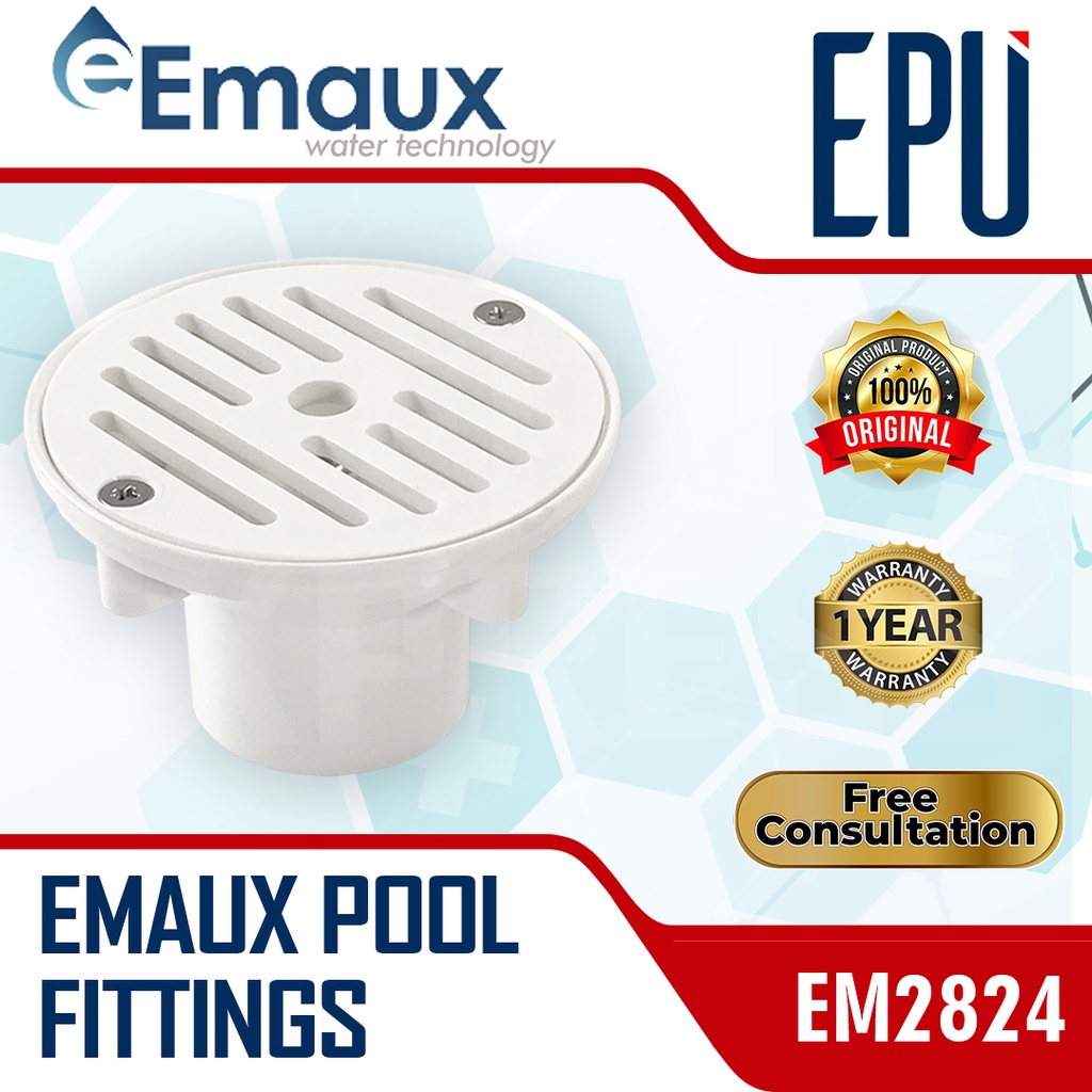 Jual Emaux EM2824(A2) Pool Inlet Fitting Kolam Renang Import Wall ...