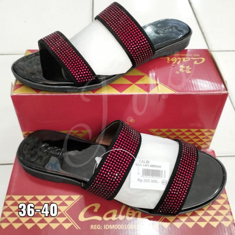 Jual Calbi KAX.1451-- Sandal Flat Fashion Calbi Original | Shopee Indonesia