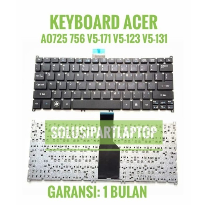 Jual Keyboard Laptop Acer Aspire One 725 AO725 756 AO756 V5-121 V5-131 ...