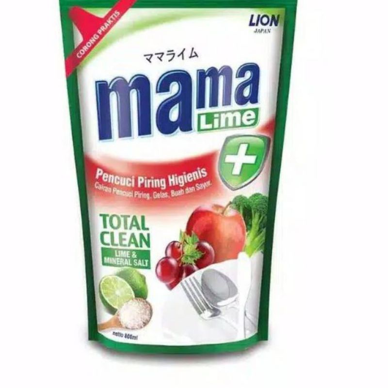 Jual Mama Lime Total Clean Green Tea & Mineral Salt 800ml | Shopee ...