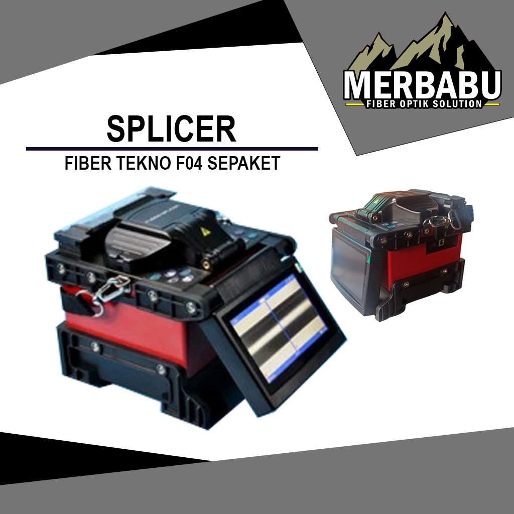 Jual Splicer Fiber Tekno F04/Fusion Splicer F04 Fiber Tekno/Alat ...