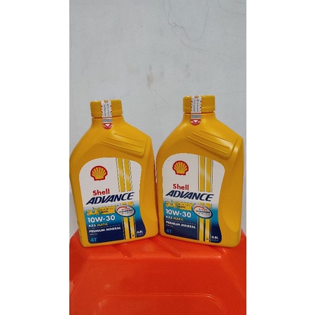 Jual oli mesin shell advance ax5 matic Sae 10w-30 uk.800ml, cocok semua ...
