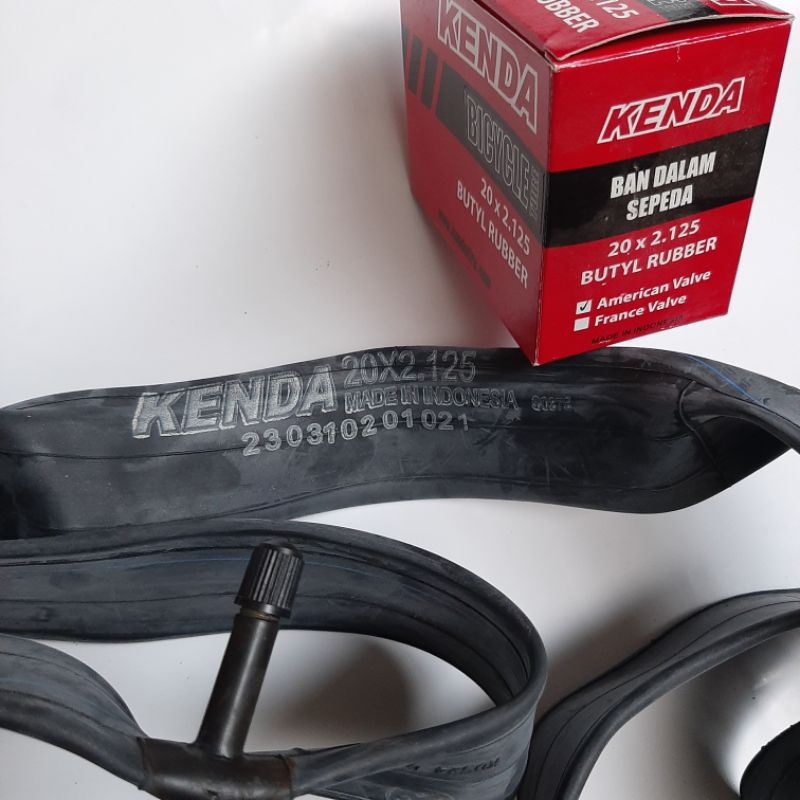 Jual Ban dalam sepeda KENDA 20 x 2.125 AV pentil motor 28mm | Shopee Indonesia
