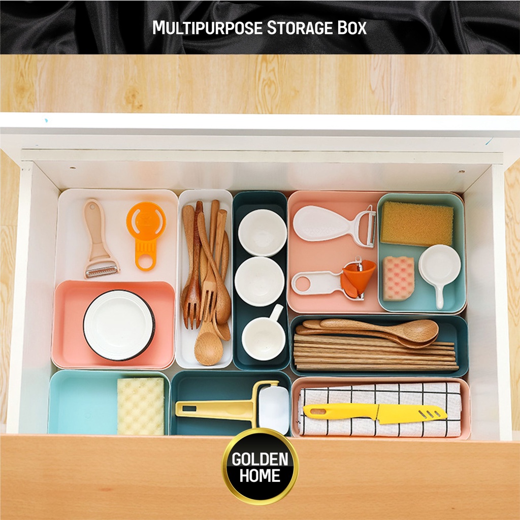 Jual Rak Storage Drawer Kotak Pembatas Sekat Penyimpanan Laci Organiser ...