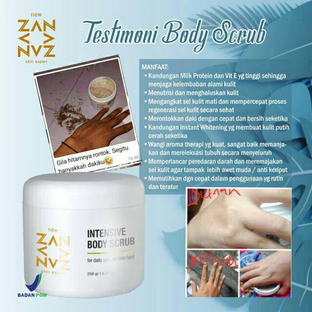 Jual (READY) Body Scrub New Zan Skin Expert / Cream New Zan Skin Expert ...