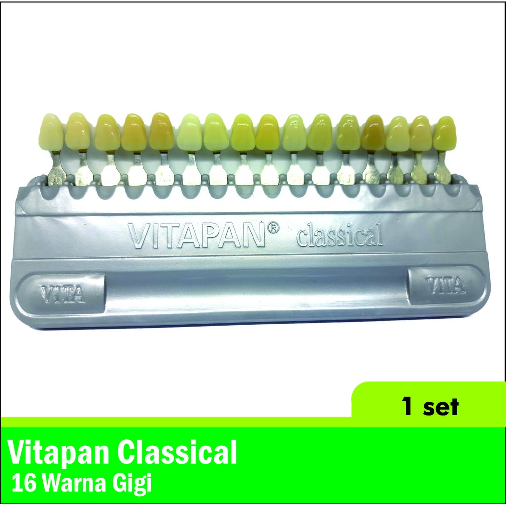 Jual Vitapan Classical Dental Shade Guide Teeth Colour Vita Papan Panduan | Shopee Indonesia