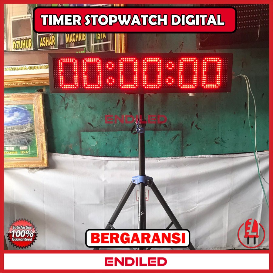 Jual LED DISPLAY TIMER STOPWATCH STAND TRIPOT | Shopee Indonesia