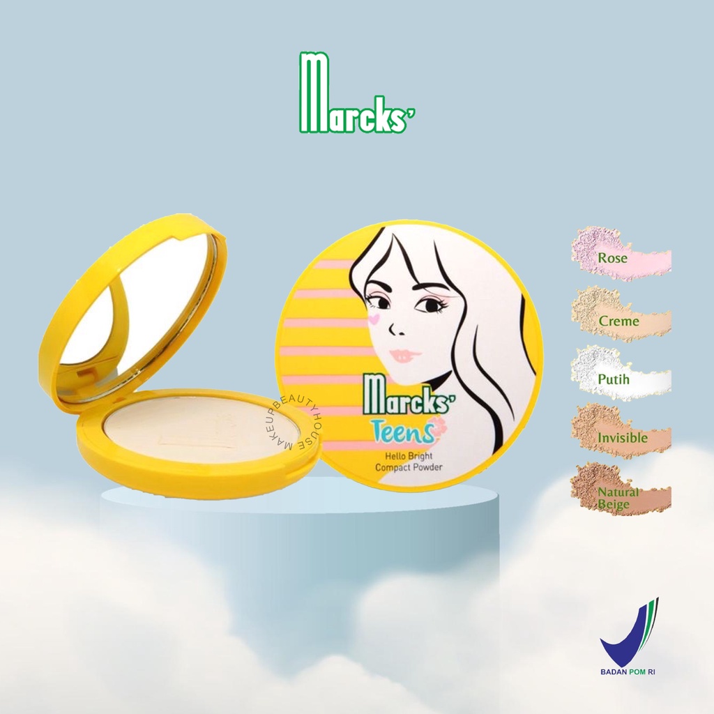 Jual MARCK'S Marcks Teens Compact Powder 12g - Bedak Padat | Shopee ...
