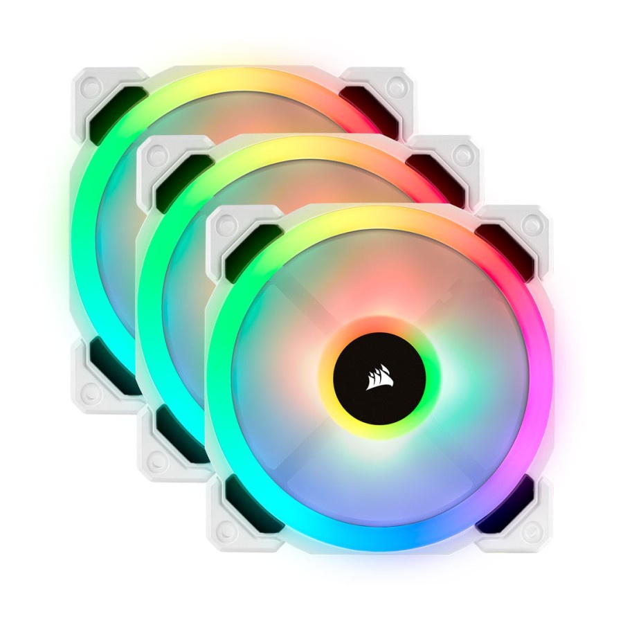 Jual CORSAIR LL120 RGB 120mm Dual Light Loop White RGB LED PWM Triple ...