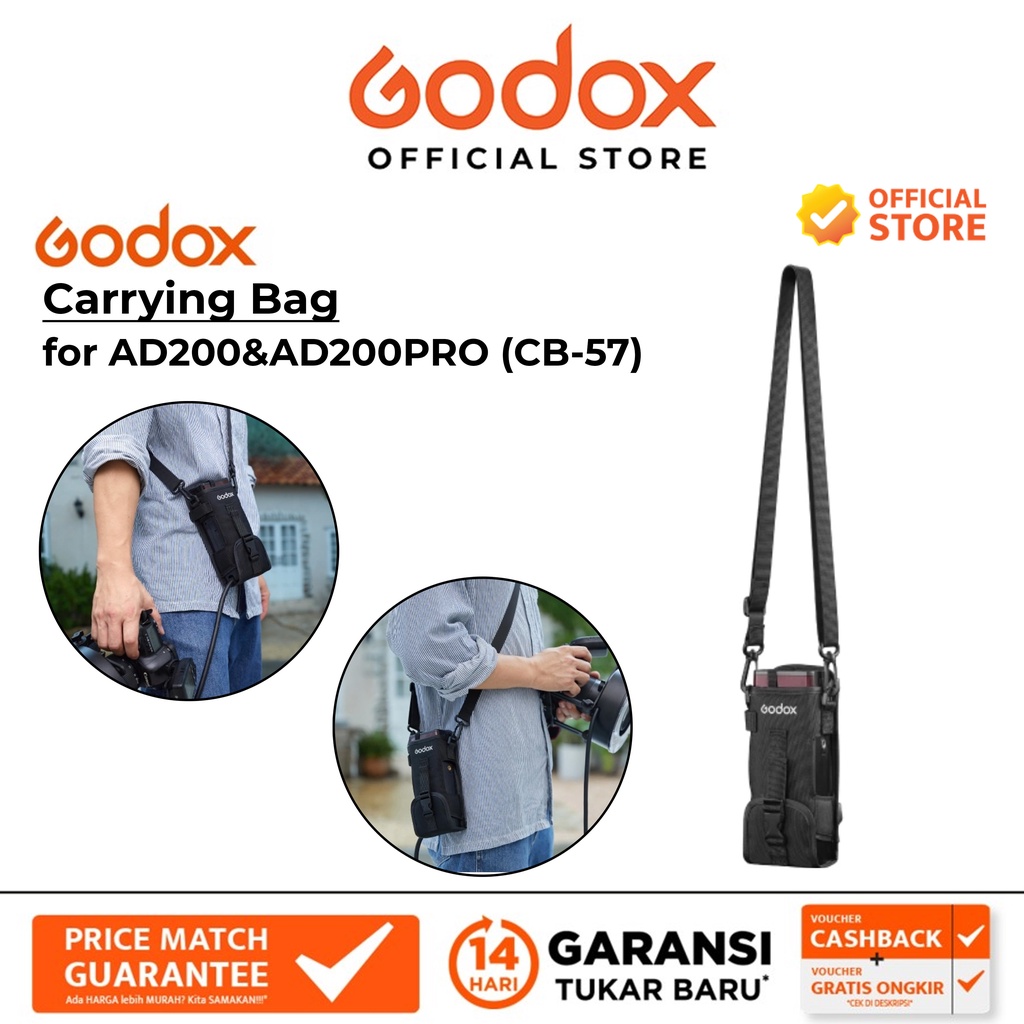 Jual Godox Carrying Bag for AD200&AD200PRO (CB-57) | Shopee Indonesia