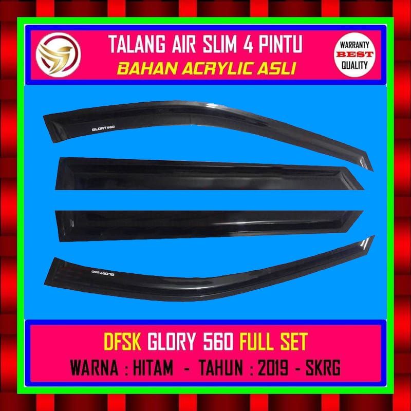 Jual TALANG AIR MOBIL - 4 PINTU FULL SET - DFSK GLORY 560 - TAHUN - 2019 - 2020 - 2021 - 2022 ...