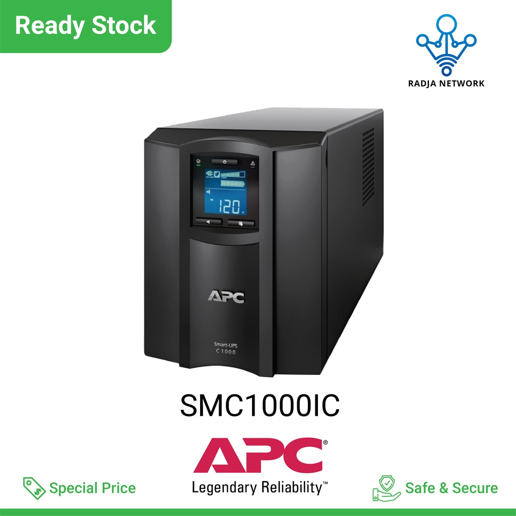 Jual UPS 1000VA APC SMC1000IC Smart-UPS C LCD 230V with SmartConnect | Shopee Indonesia