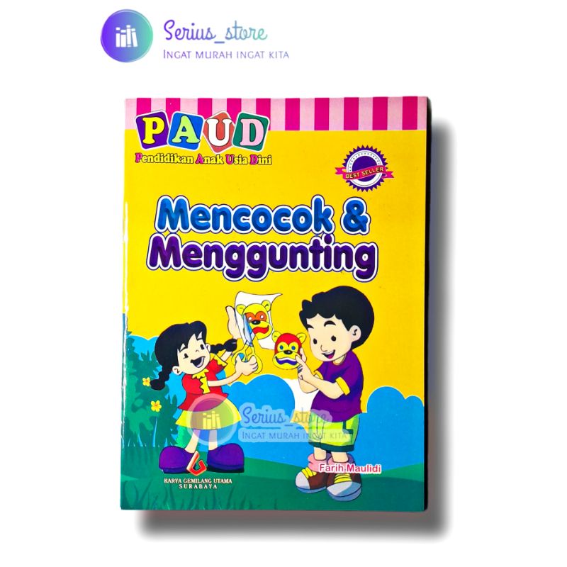 Jual Buku Anak Menggunting dan menempel mencocok dan menggunting ...