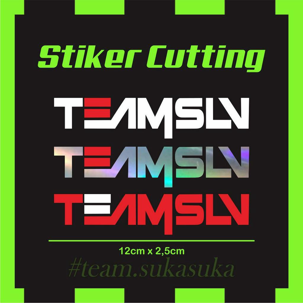 Jual Stiker Logo TEAMSLV - Cutting Sticker Viral v.2 | Shopee Indonesia