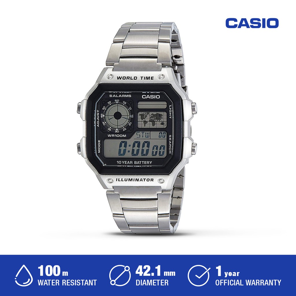 Jual Casio Jam Tangan AE-1200WHD-1AVDF | Shopee Indonesia