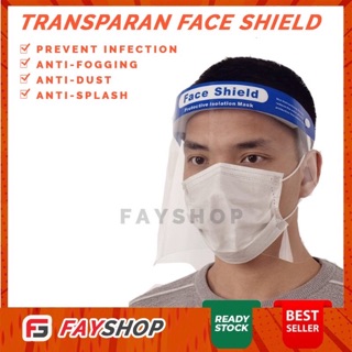 Jual FACE SHIELD Masker Mika Pelindung Wajah Virus Corona ADP Bahan ...