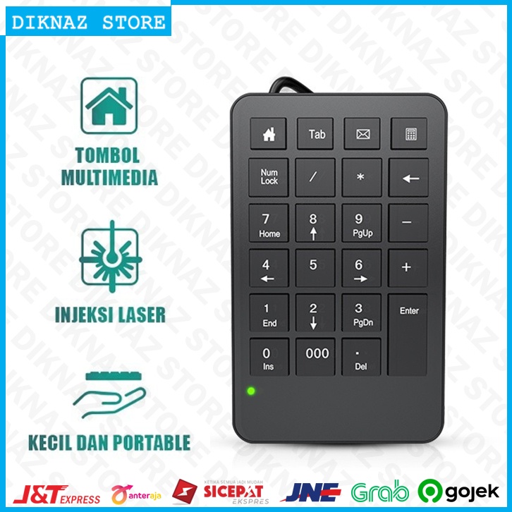 Jual (Diknaz Store) Numeric Keypad RK01 Wired Robot Original | Shopee ...