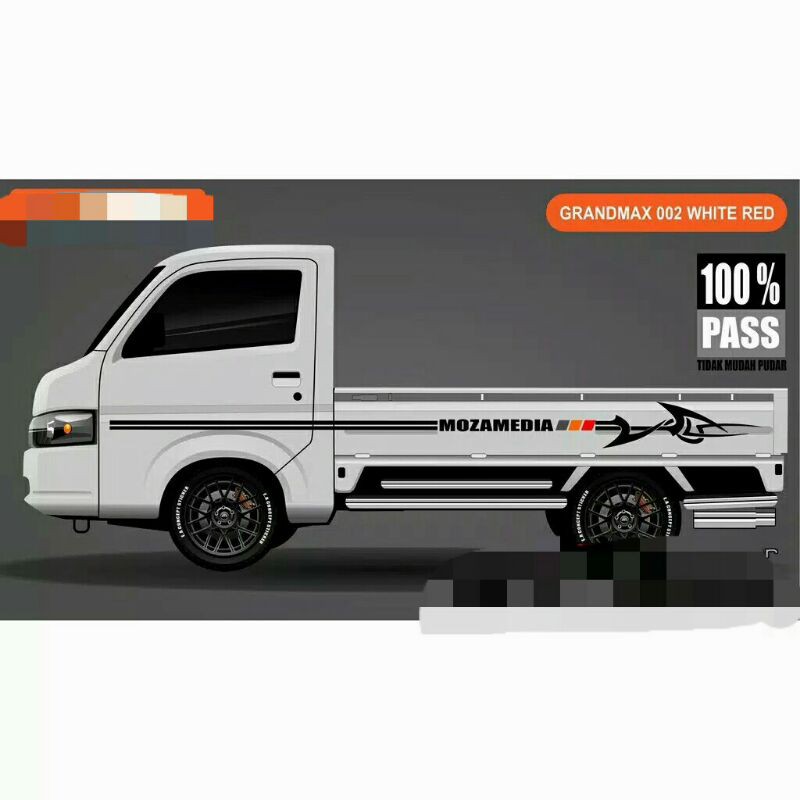 Jual Sticker cutting mobil pick up new carry grandmax isuzu traga dll ...
