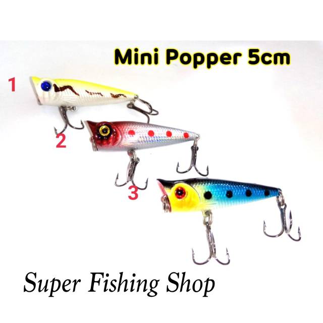 Jual Umpan Popper Mini 5cm | Shopee Indonesia