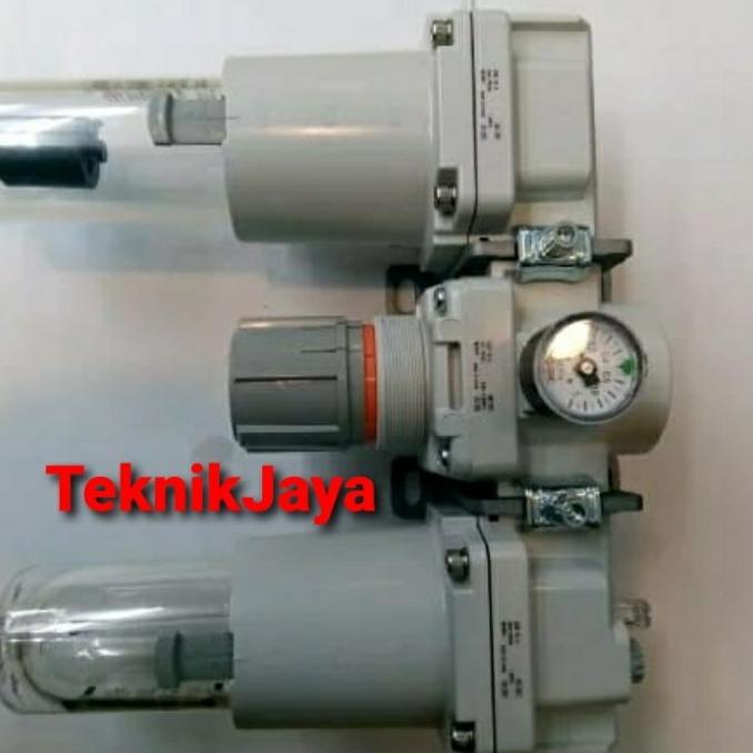 Jual Air Filter Regulator Lubricator Smc Air Combination Ac60-10G-A ...