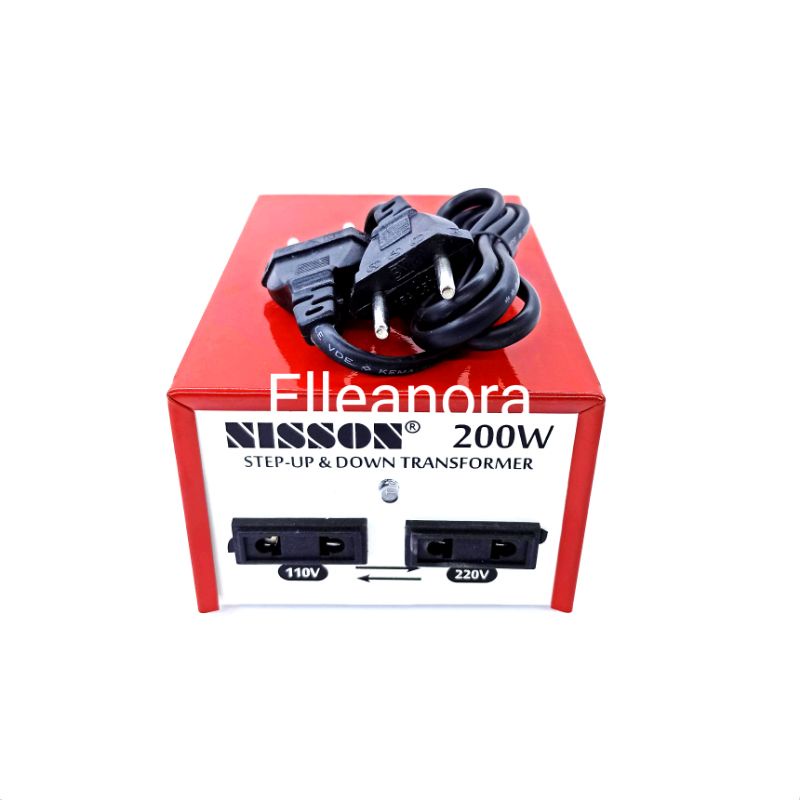 Jual StepUp Stepdown Nisson Transformer 220v to 110v AC 200watt ...