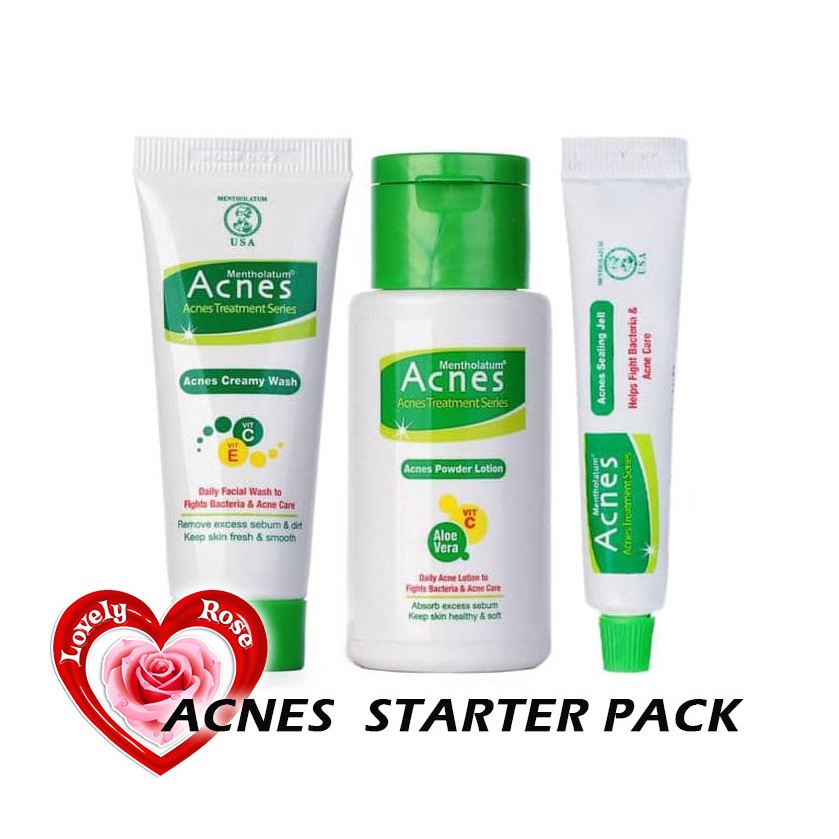 Jual ACNES STARTER PACK 3 IN 1 - (KEMASAN POUCH) | Shopee Indonesia
