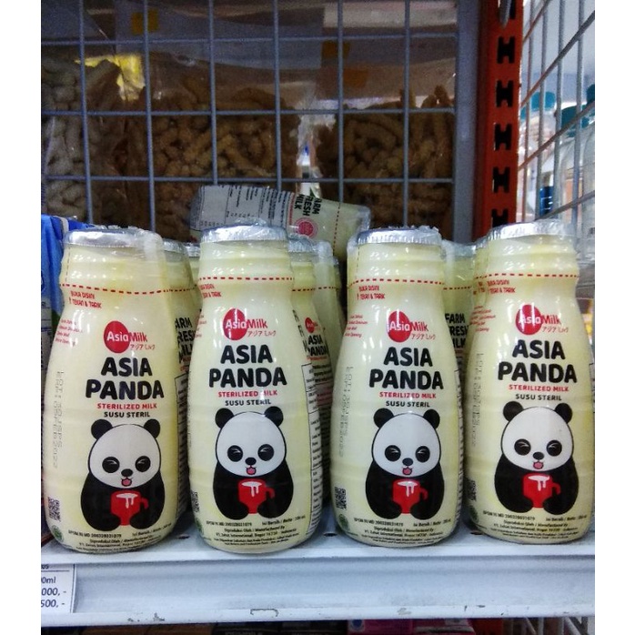 Jual SUSU STERIL Asia Panda 200ml Sterilized Mild / Farm Fresh Milk ...