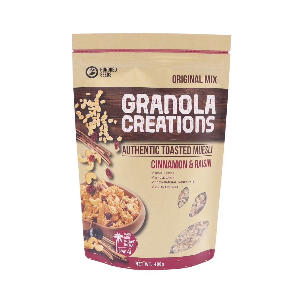 Jual Granola Creations - Cinnamon & Raisin 400g | Shopee Indonesia