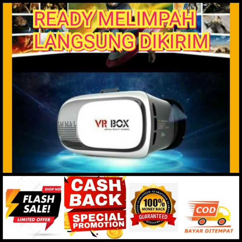 Jual VR BOX VIRTUAL REALITY 3D TERJAMIN | Shopee Indonesia