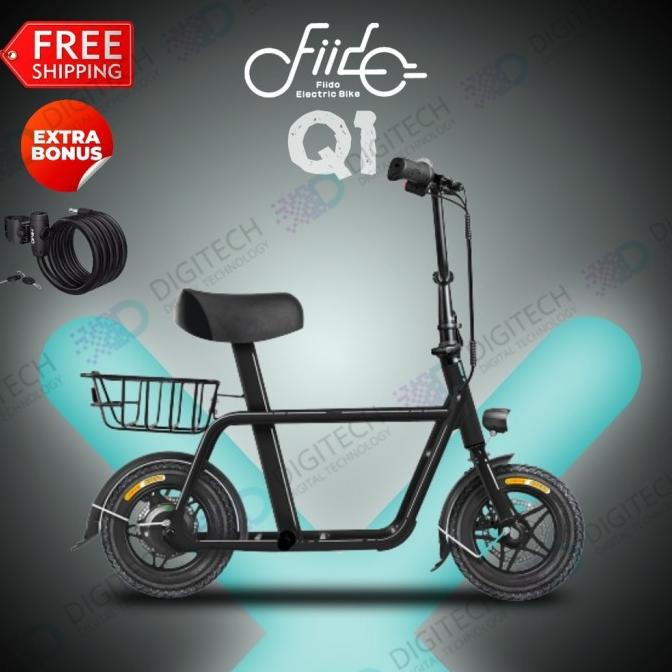 Jual SEPEDA SCOOTER LISTRIK FIIDO Q1 SERIES 36V 250W 10.4AH SDF6V15DF ...