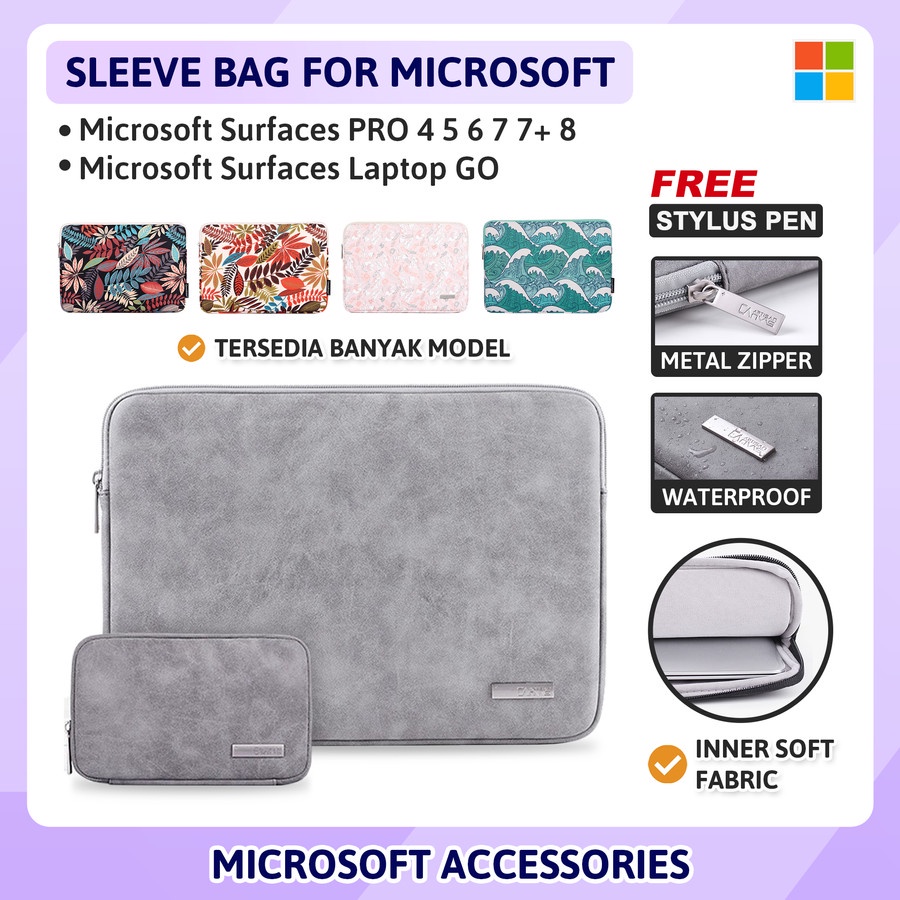 Jual Microsoft Surface Pro 4 5 6 7 7+ Plus 8 9 10 Laptop GO 12.4 inch ...