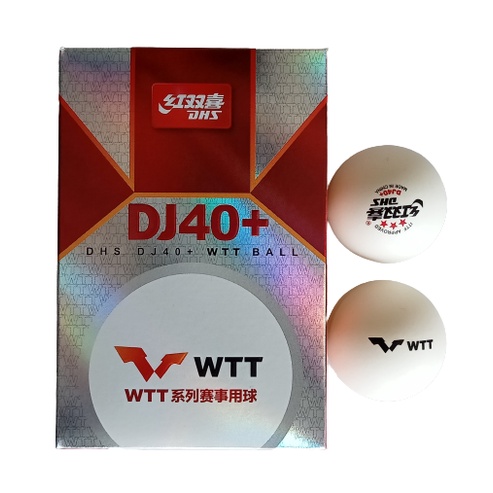 Jual Bola Pingpong Bola Tenis Meja DHS DJ40+WTT 3 star Original | Shopee Indonesia