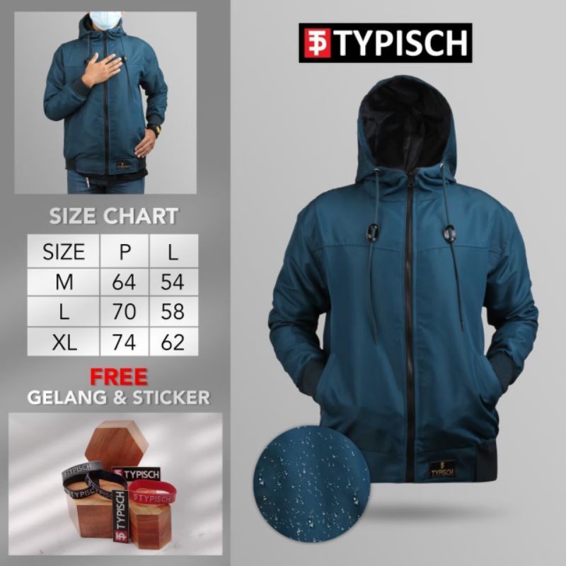 Jual Jaket denim anti air merk Typisch Original Branded Quality bahan ...