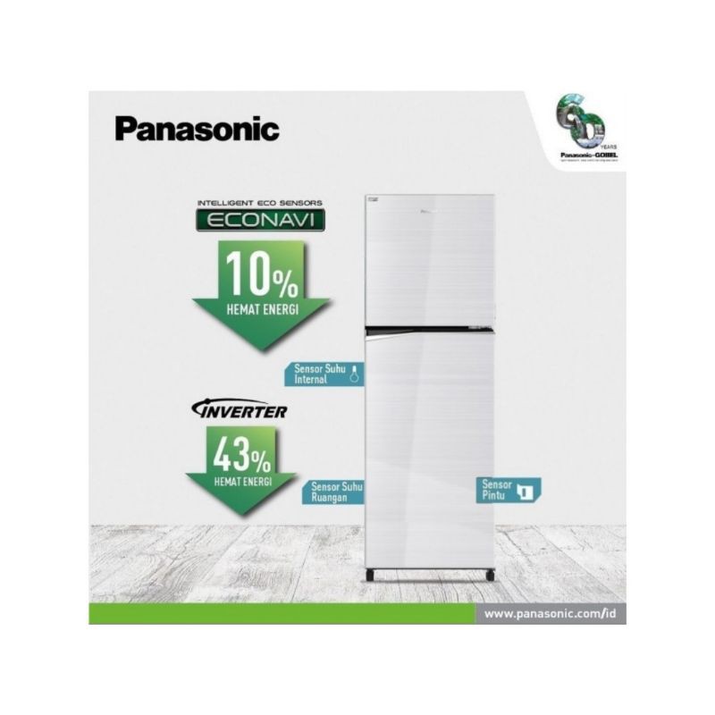 Jual Kulkas Panasonic 2 Pintu NR BB331QS - 324 Liter | Shopee Indonesia