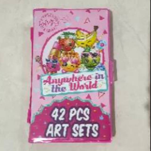 Jual Mickey minnie mouse art set crayon spidol pensil warna hello kitty ...