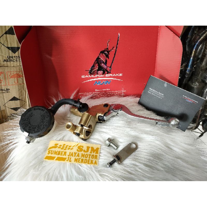 Jual MASTER REM NISSIN SAMURAI AXIAL BRAKE PUMP SAMURAI NISSIN ORIGINAL | Shopee Indonesia