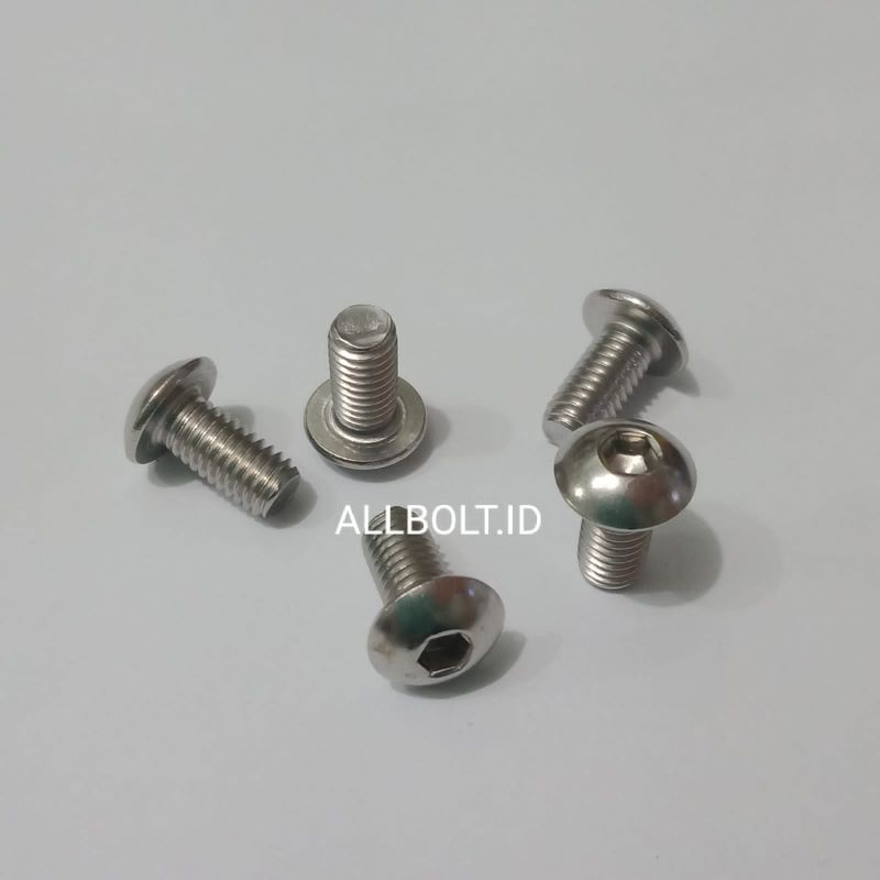Jual Baut L button stainless 8/5mm x 10mm (2 biji) | Shopee Indonesia