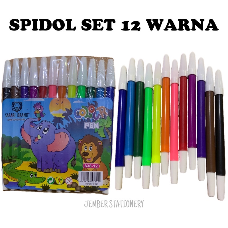 Jual Spidol Set Murah / Spidol 12 Warna Murah | Shopee Indonesia