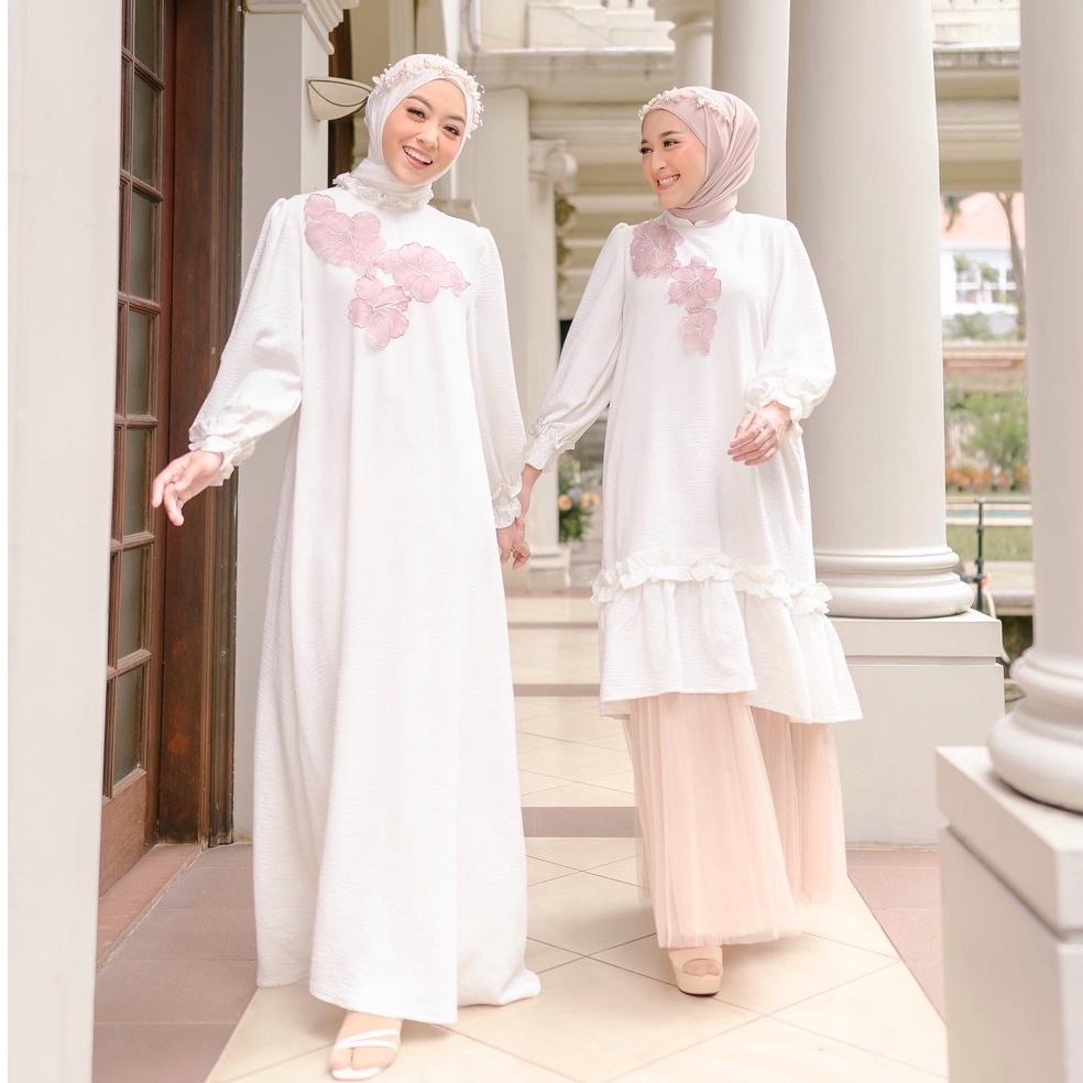 Jual Mayoutfit Avizia Maxidress | Baju Kondangan Gamis Bordir Bunga ...
