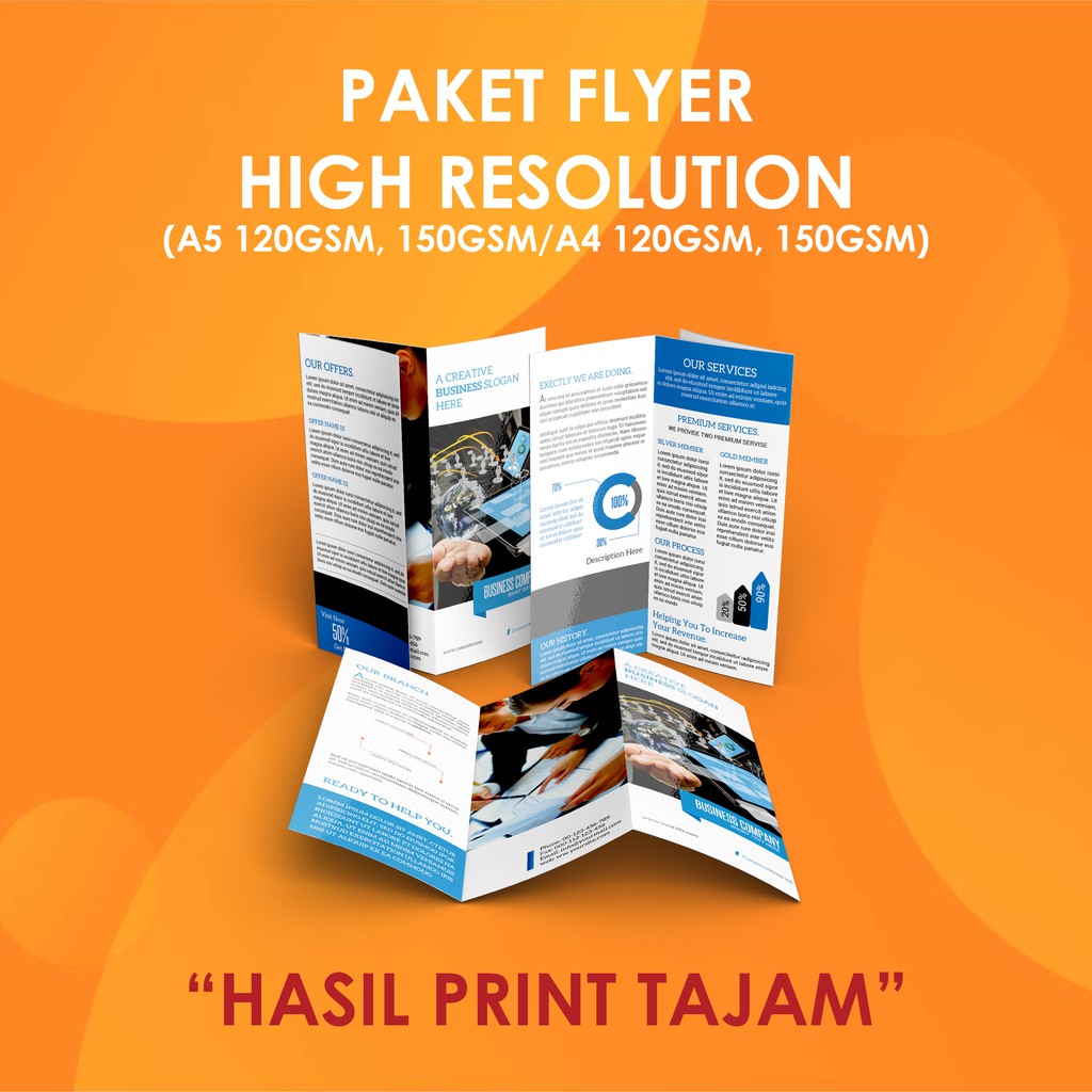 Jual Paket Cetak Flyer A5 & A4 HIGH QUALITY | Shopee Indonesia