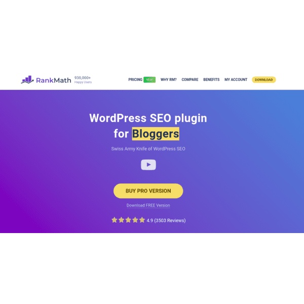 Jual RankMath Versi Pro Original (Plugin SEO WordPress Terbaik) | Shopee Indonesia