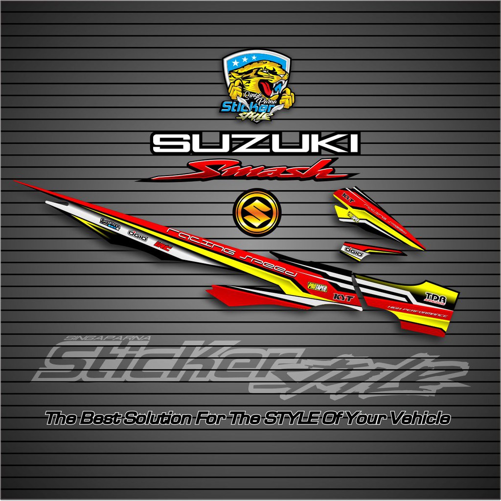 Jual STRIPING VARIASI STICKER STIKER LIS MOTOR SUZUKI SMASH OLD 2005/ ...