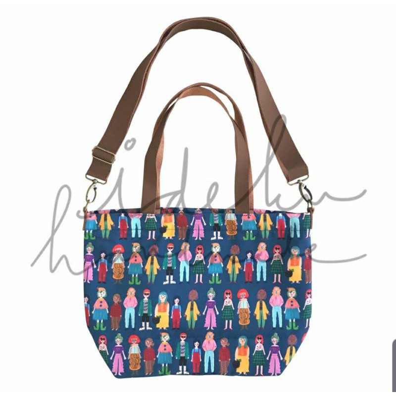 Jual ideku handmade tote bag family faces (bukan mini totebag) | Shopee ...