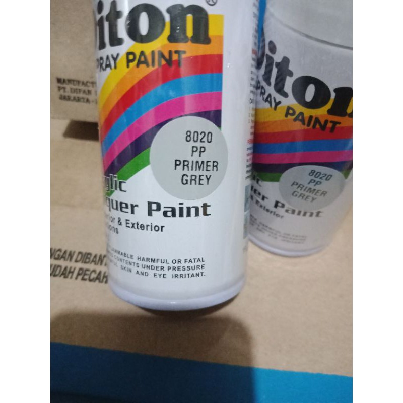 Jual Pilok Pylok Pilok Cat Semprot Diton Primer Grey 8020 EPOXY Warna ...