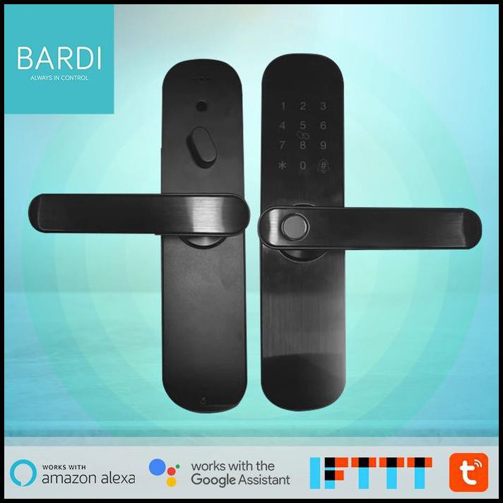 Jual Bardi Smart Home Door Lock Handle Rfid-Fingerprint Waterproof Ip54 ...