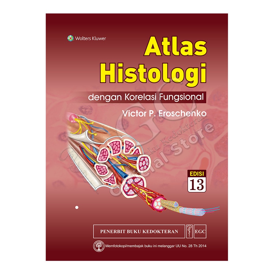 Jual Atlas HIstologi Edisi 13 Difiore - Victor Eroschenko - TERBARU ...