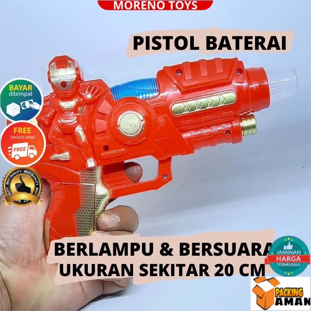 Jual Mainan Anak Pistol Baling Laser LED Tembak Tembakan Nyala Lampu Dan Musik Kualitas SNI dan ...