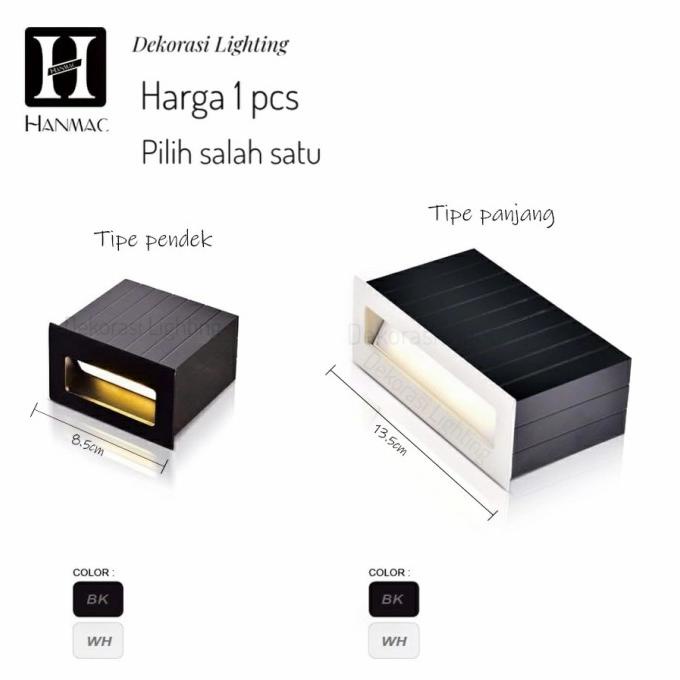 Jual Lampu Tangga Dinding Taman Led Outdoor Waterproof Stairs Step ...