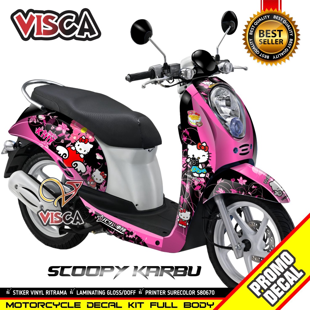 Jual Decal Scoopy Karbu Full Body Stiker Scoopy Karbu Lama Striping ...